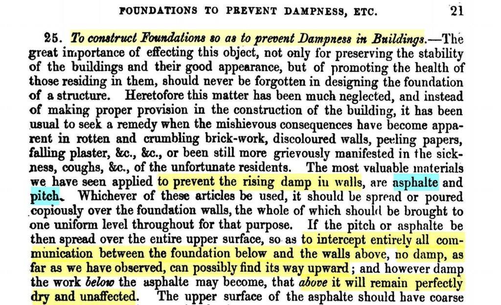 The Global View On Rising Damp - Past And Present